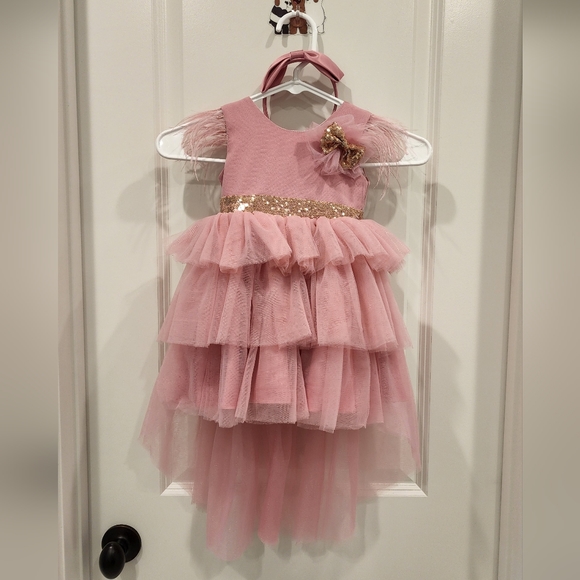 Source Unknown | Dresses | Baby Girl Pink Ruffle Dress | Poshmark